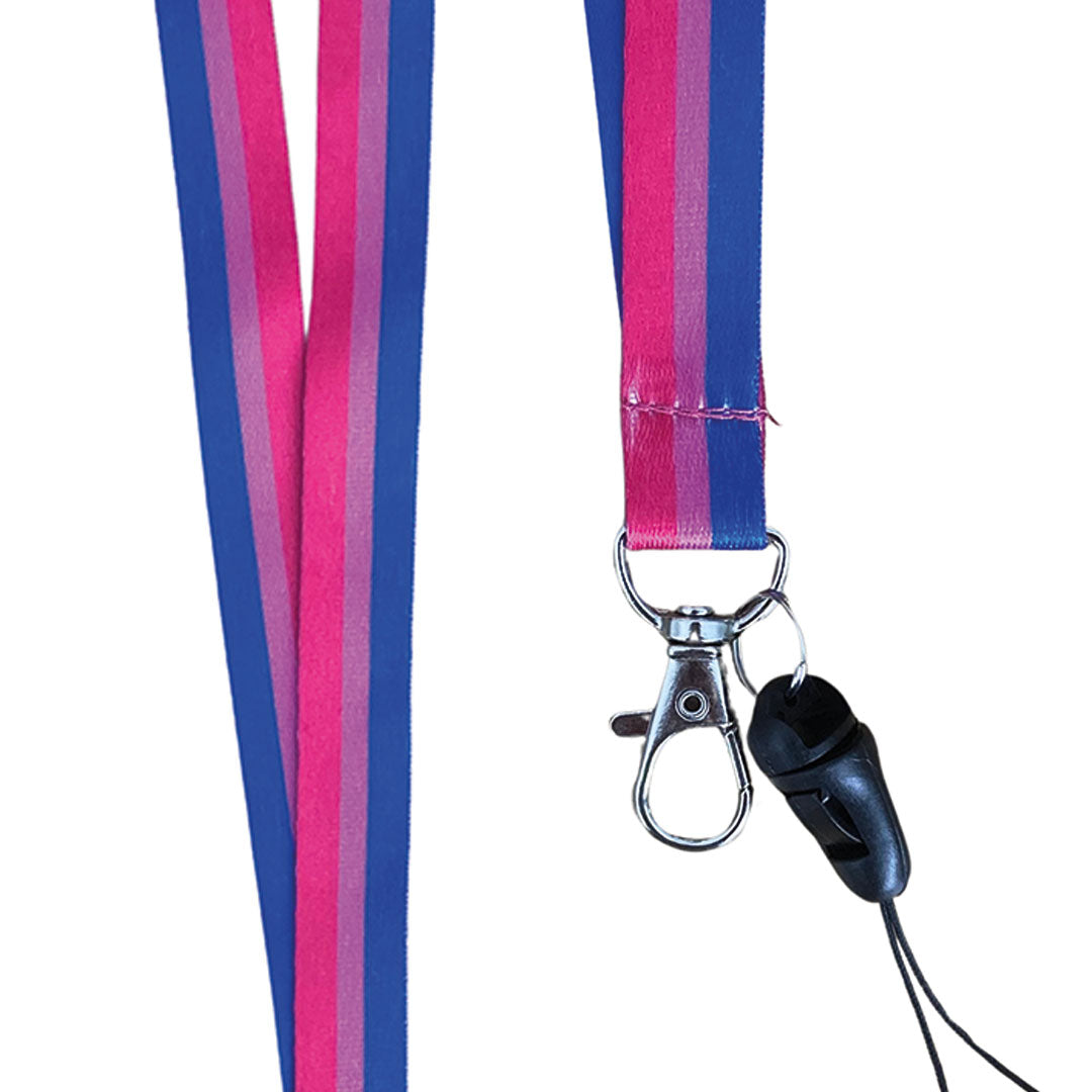 Bisexual Pride Flag Lanyard – Rainbow & Co