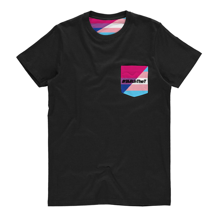 #BWithTheT Pocket Shirt | B With The T | Rainbow & Co