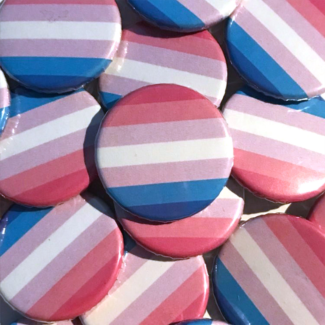 Bigender Pride Flag Badge | Bigender Flag Pin | Rainbow & Co