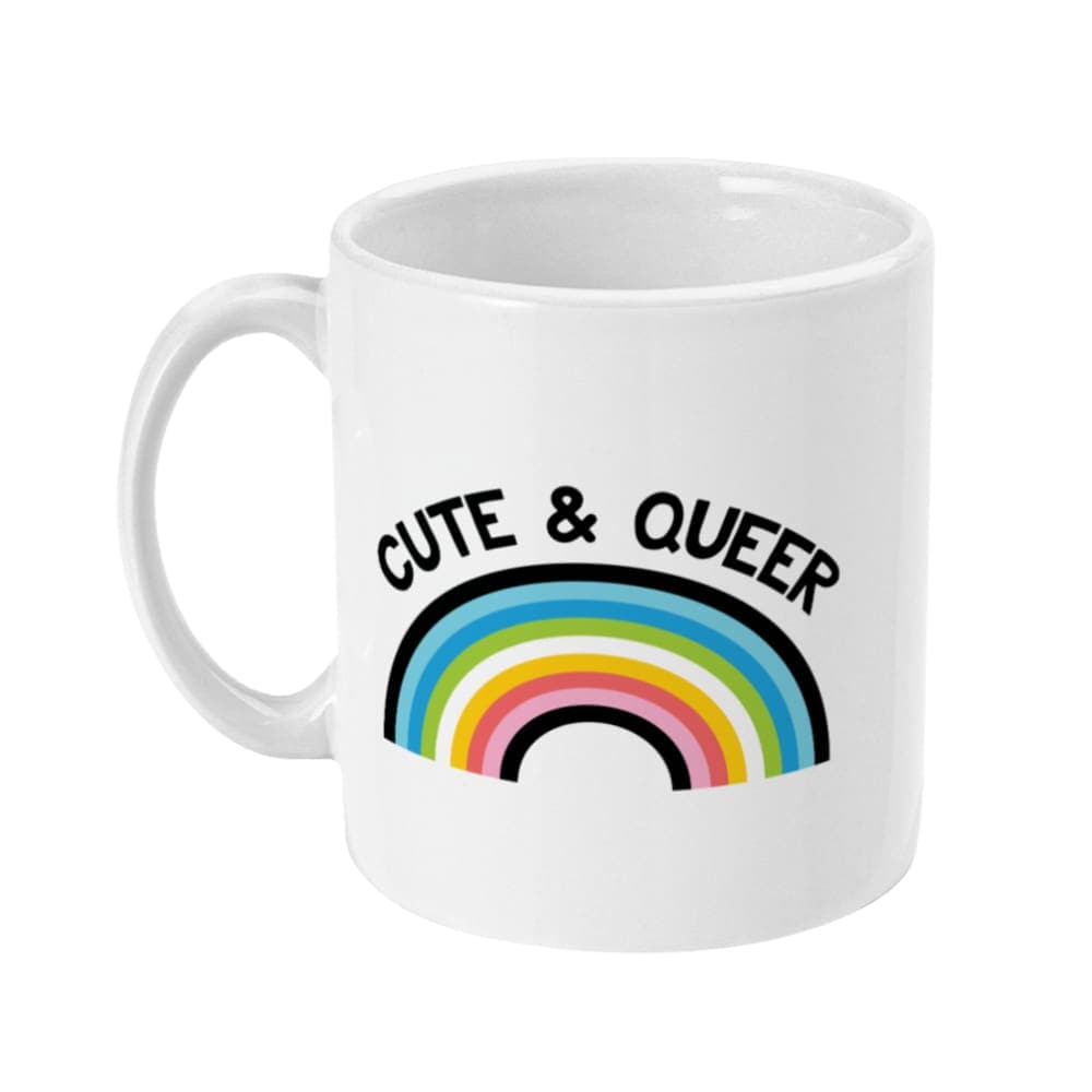 Queer Pride Mug | Cute & Queer Coffee Mug | Rainbow & Co