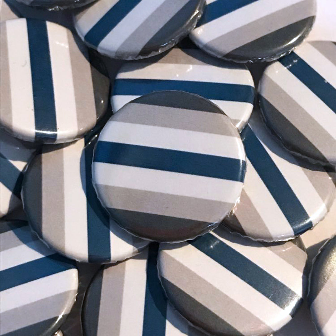 Greygender Pride Flag Badge | Greygender Flag Pin | Rainbow & Co