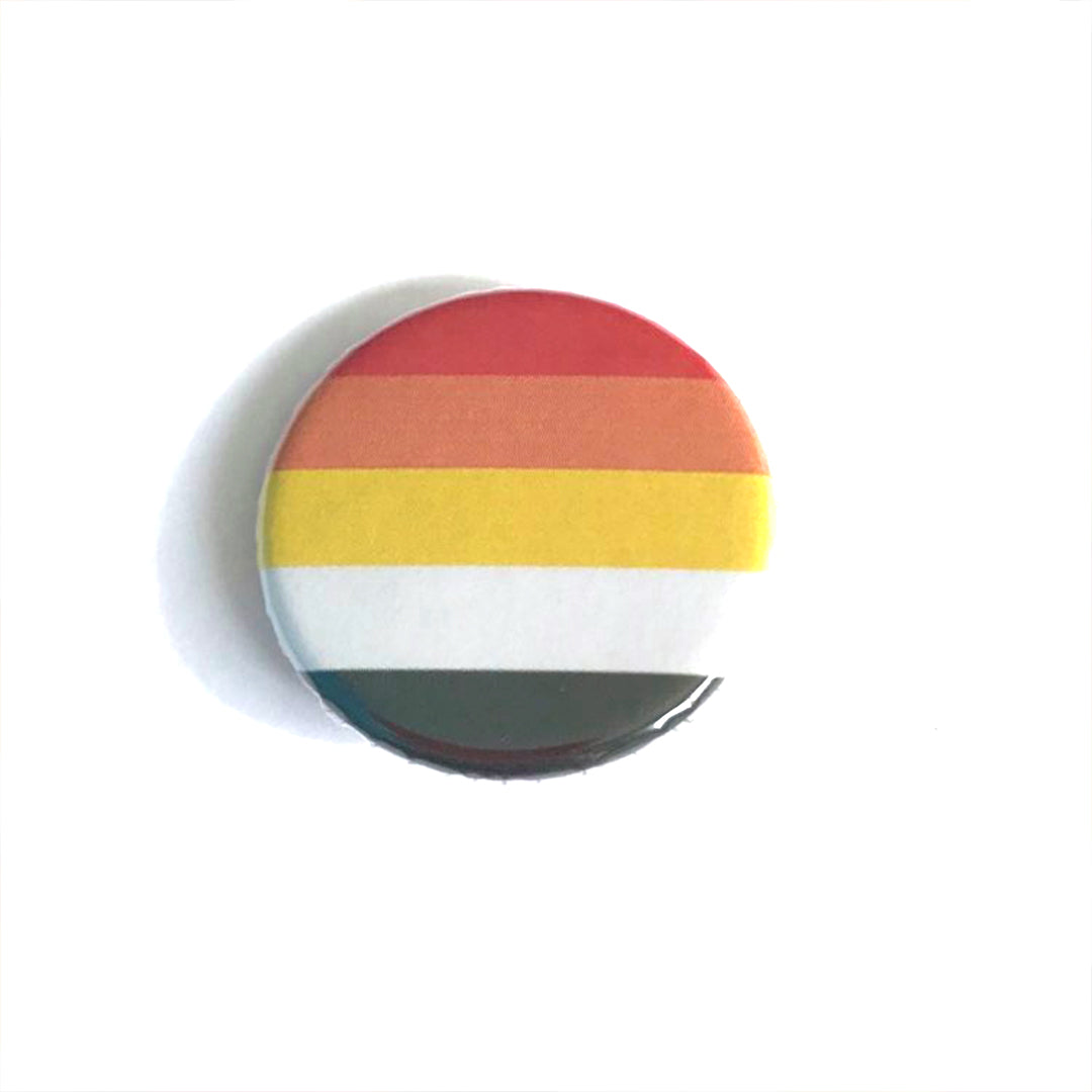 Lithosexual Flag Badge | Lithosexual Pride Badge | Rainbow & Co