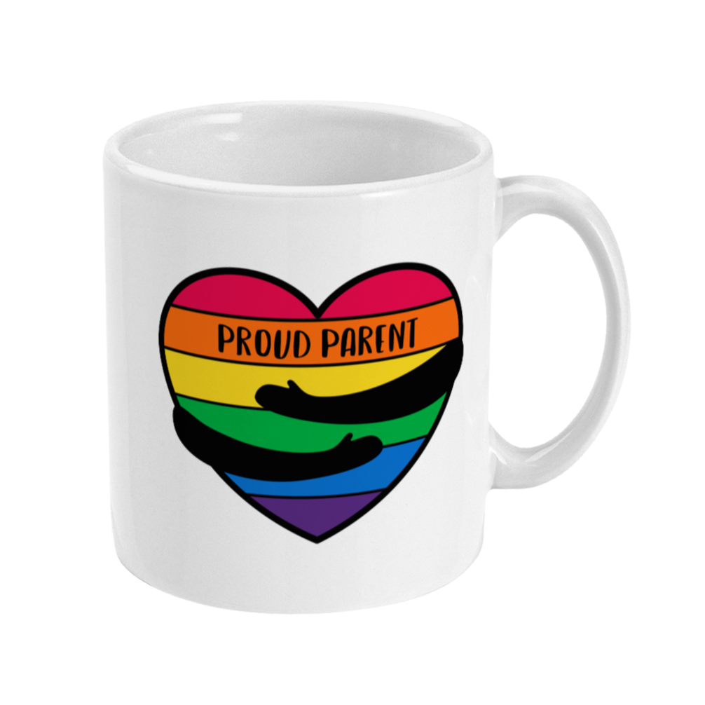 Proud Parent Rainbow Hug Mug | Rainbow & Co