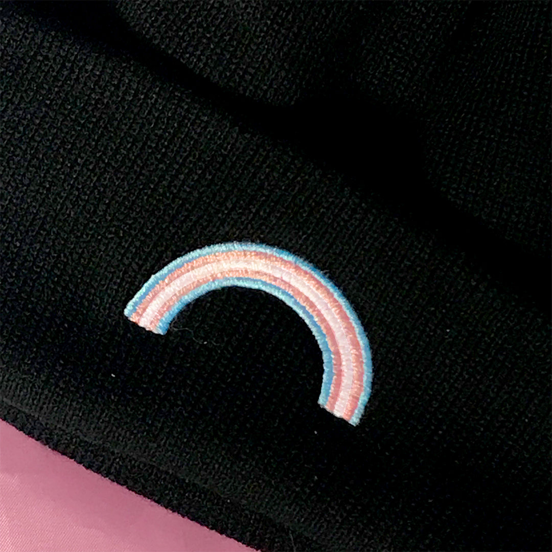 Transgender Pride Beanie Hat | Rainbow & Co | LGBTQ+ Apparel
