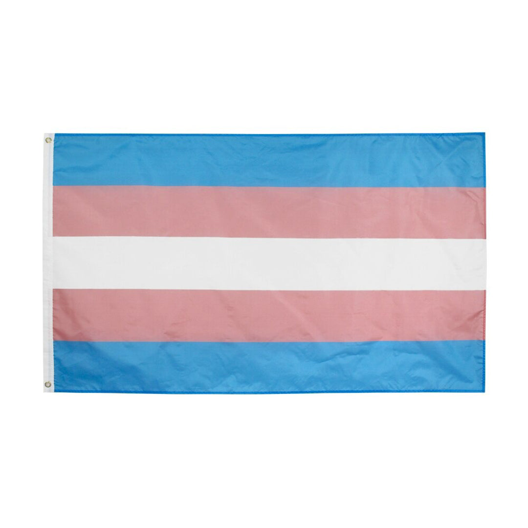 Transgender Flag - 5ft x 3ft | Trans Pride Flags | Rainbow & Co