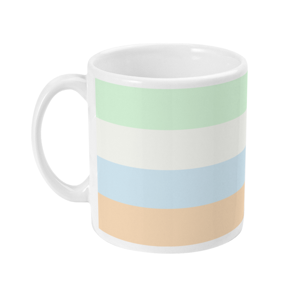 Unlabeled Pride Mug | Unlabeled Flag Coffee Mug | Rainbow & Co